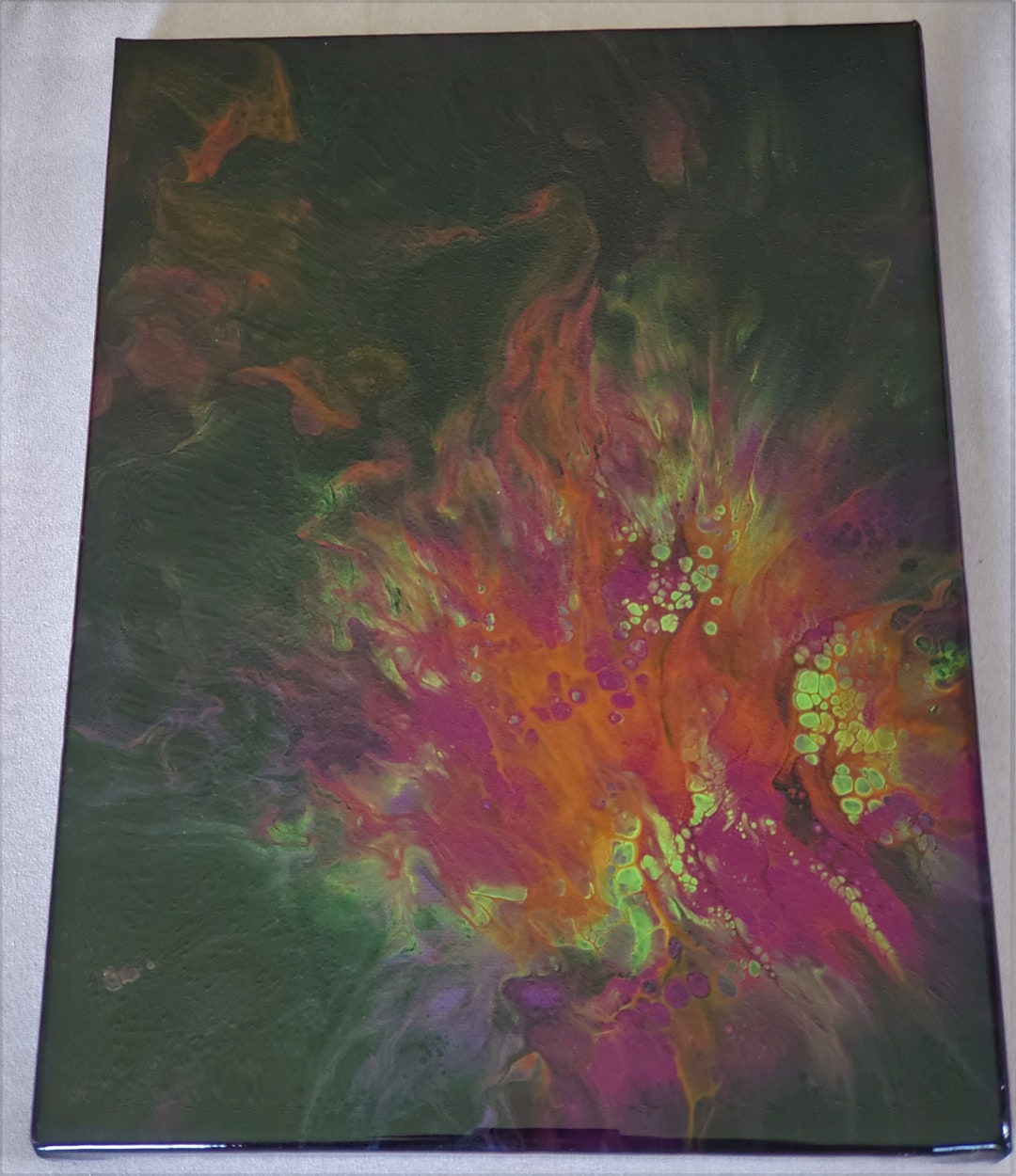 Chili Pepper Resin Painting - Etsy