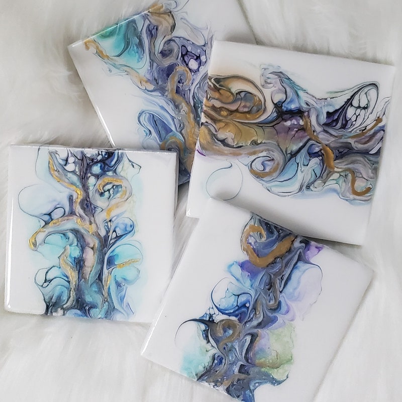 Tile Coasters - Etsy