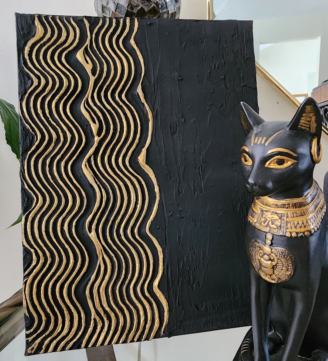 Original Textured Plaster Art - Etsy