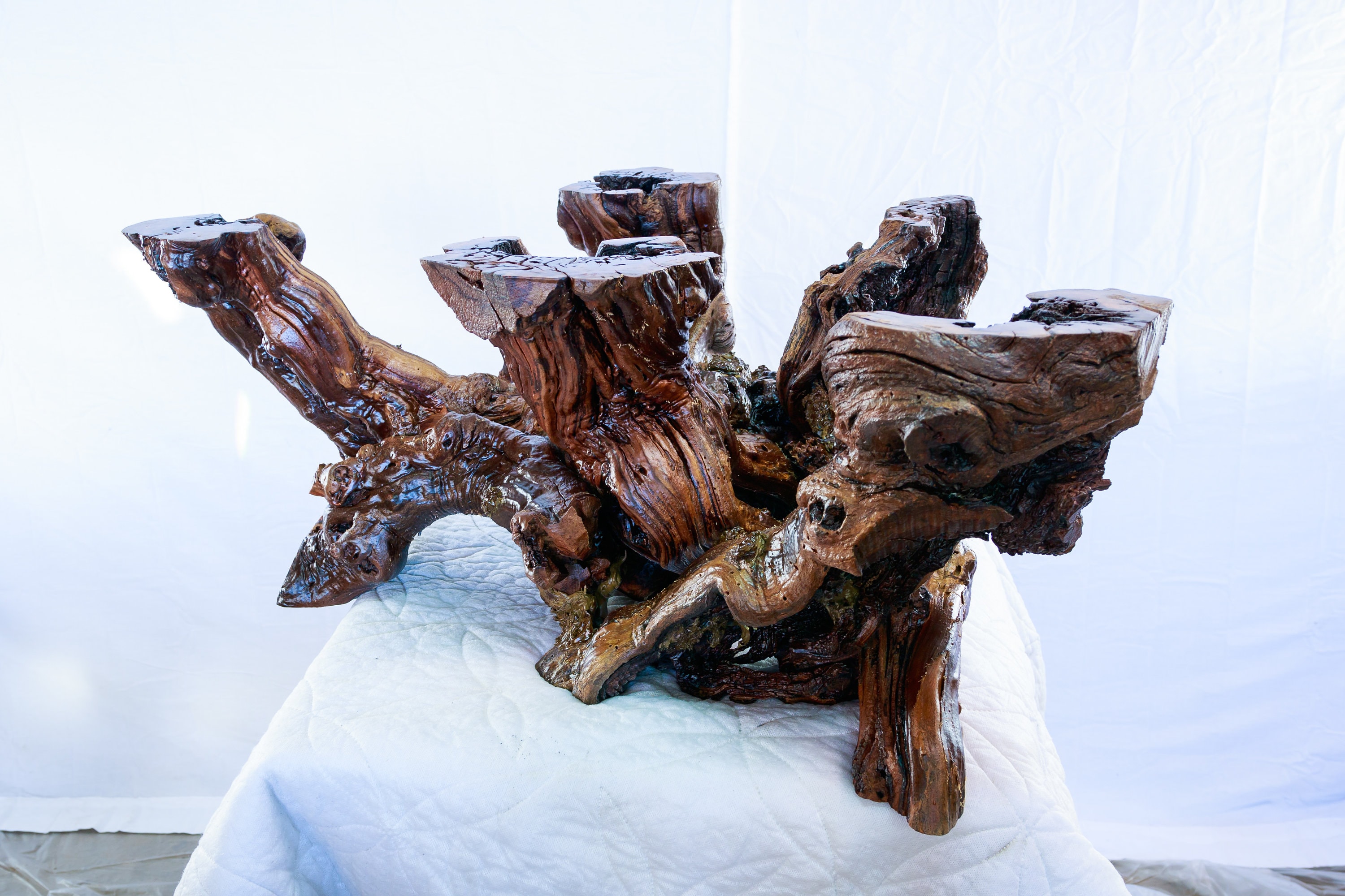 Grapevine Coffee Table- *real Wood!* Made From Retired California ...