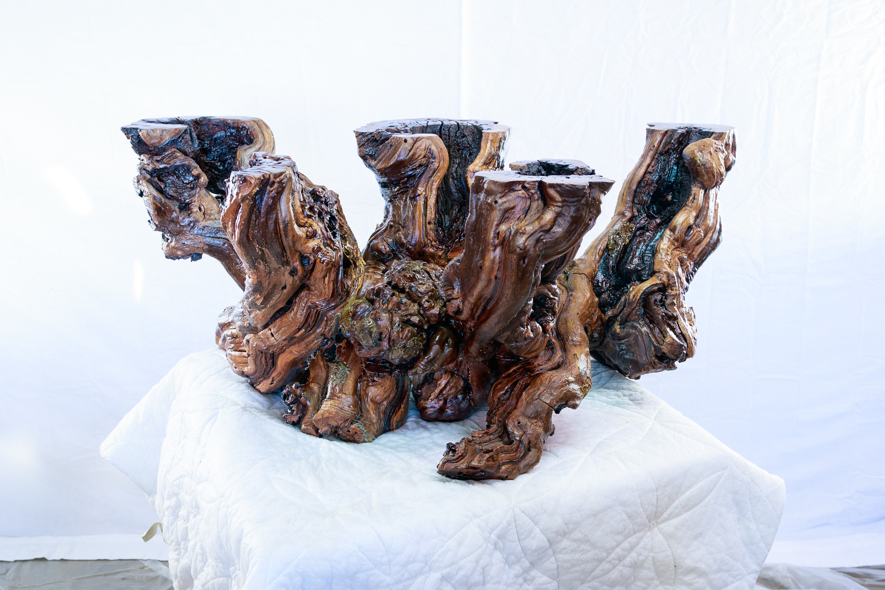 Grapevine Coffee Table- *real Wood!* Made From Retired California ...