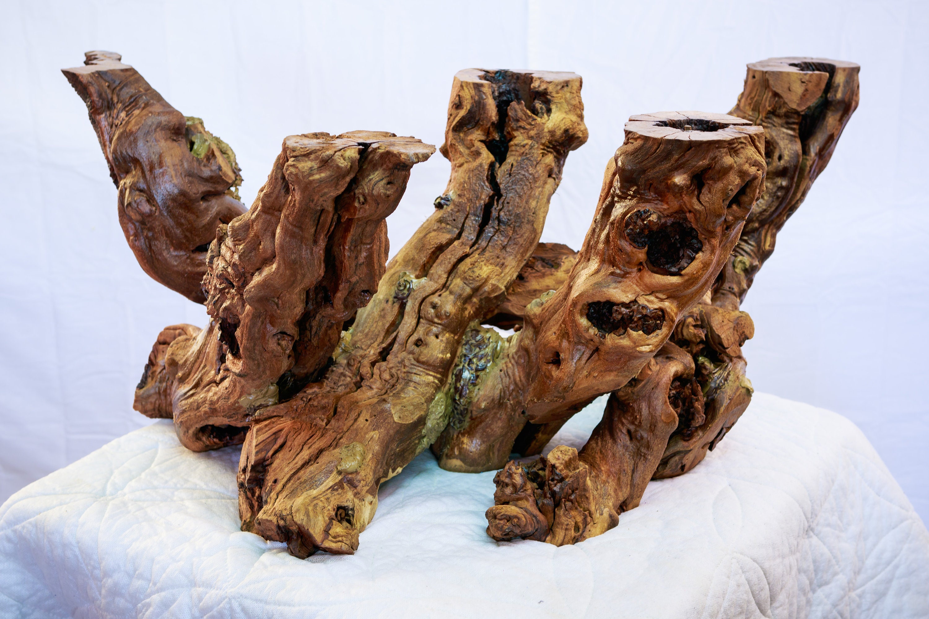 Grapevine Coffee Table - *real Wood!* Made From Retired California ...