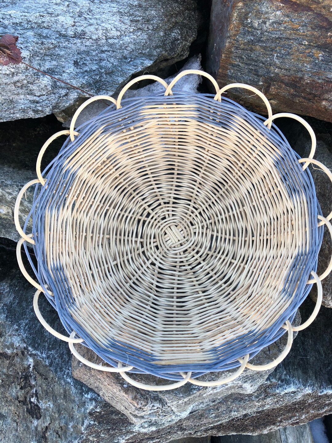 Handmade Fun Decorative Storage Basket With Blue - Etsy