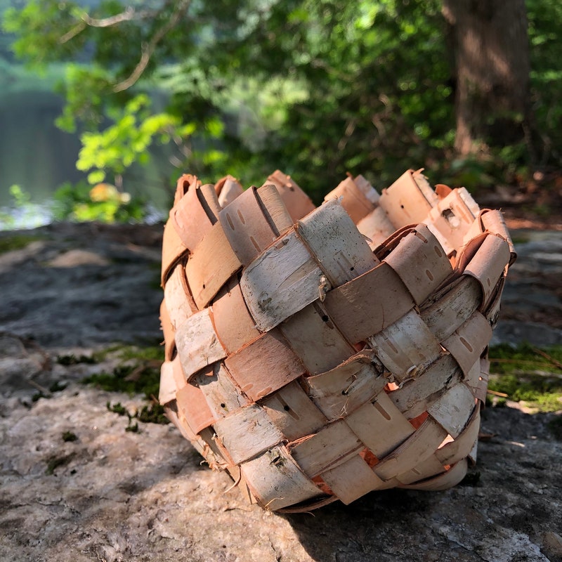 Birch Bark Baskets - Etsy