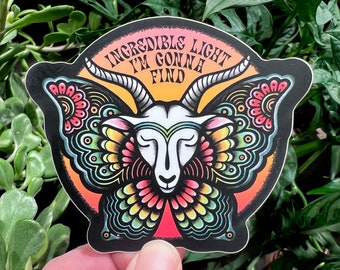 Billy Strings Goat Sticker - Etsy