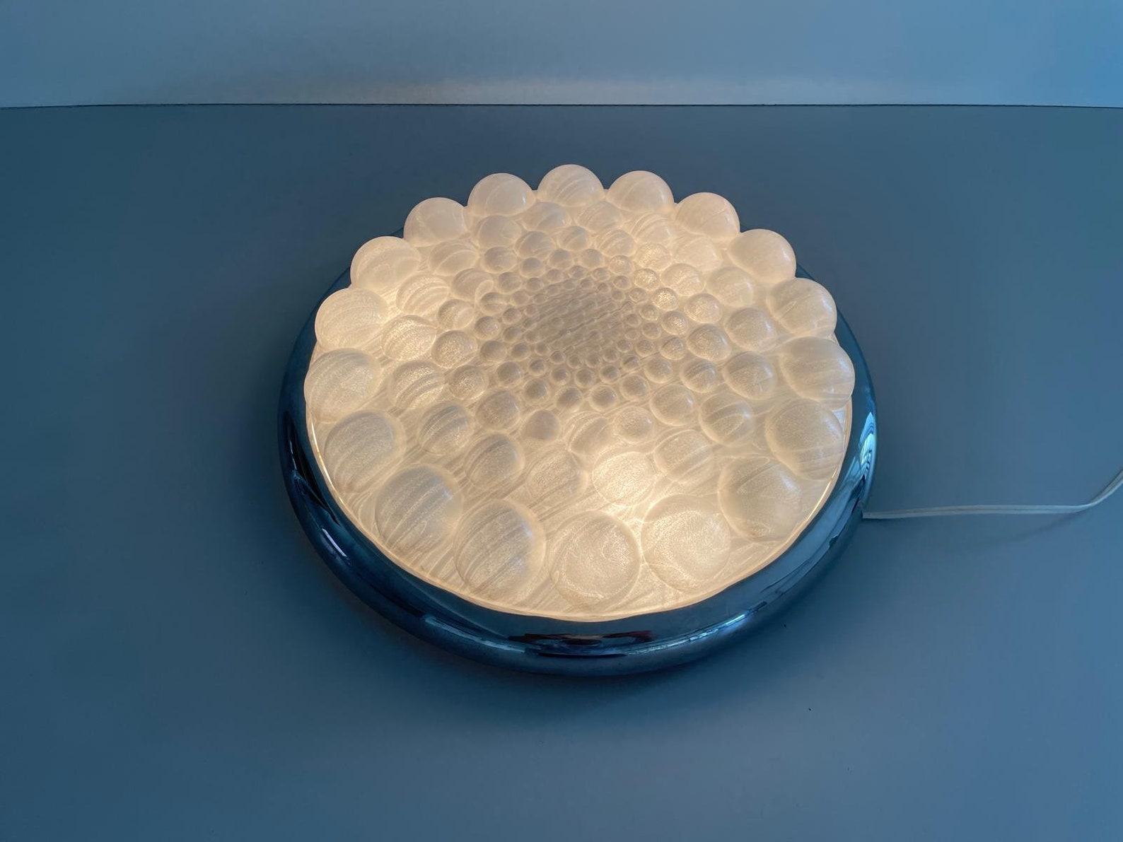 Rare Bubble Plexiglass Round Flush Mount Light, Germany, 1960s - Etsy