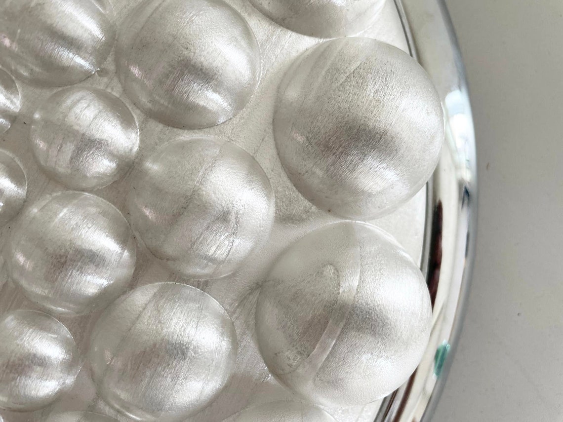 Rare Bubble Plexiglass Round Flush Mount Light, Germany, 1960s - Etsy