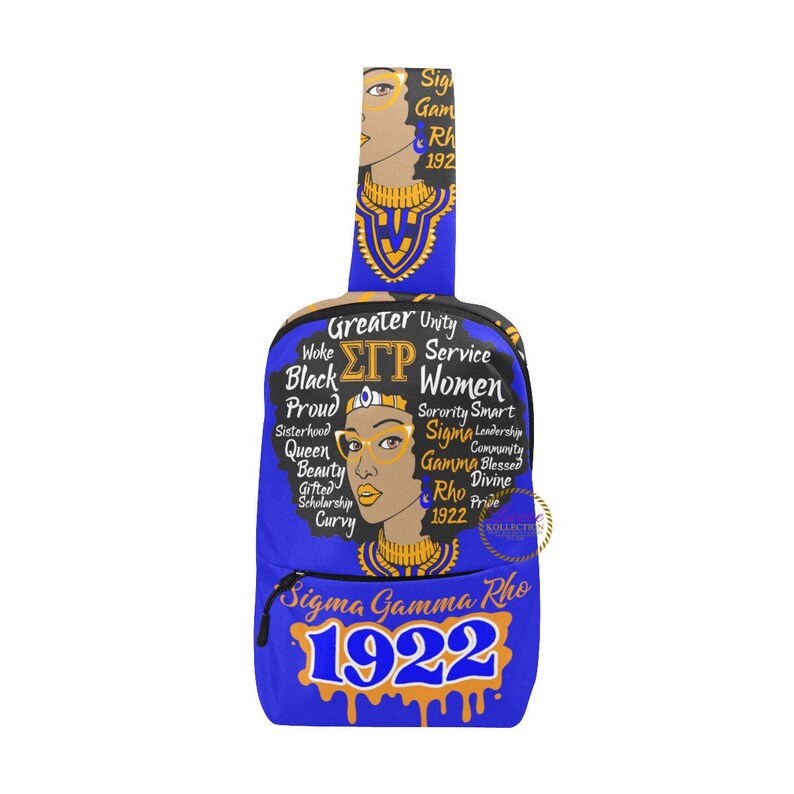 SIGMA GAMMA RHO Afro Drip Chest Bag - Etsy