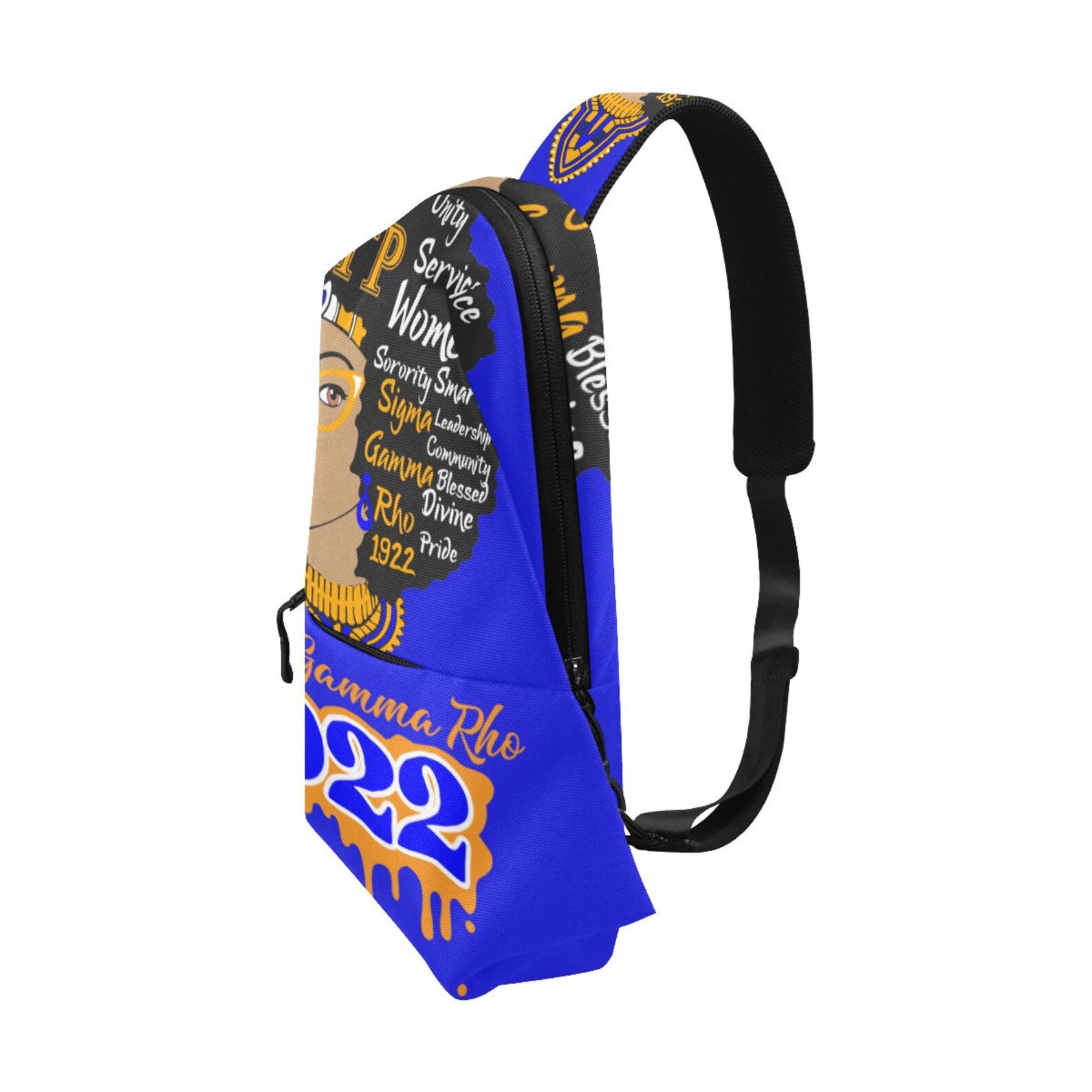 SIGMA GAMMA RHO Afro Drip Chest Bag - Etsy