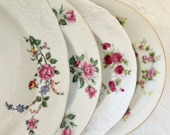 Pink Floral China | Etsy