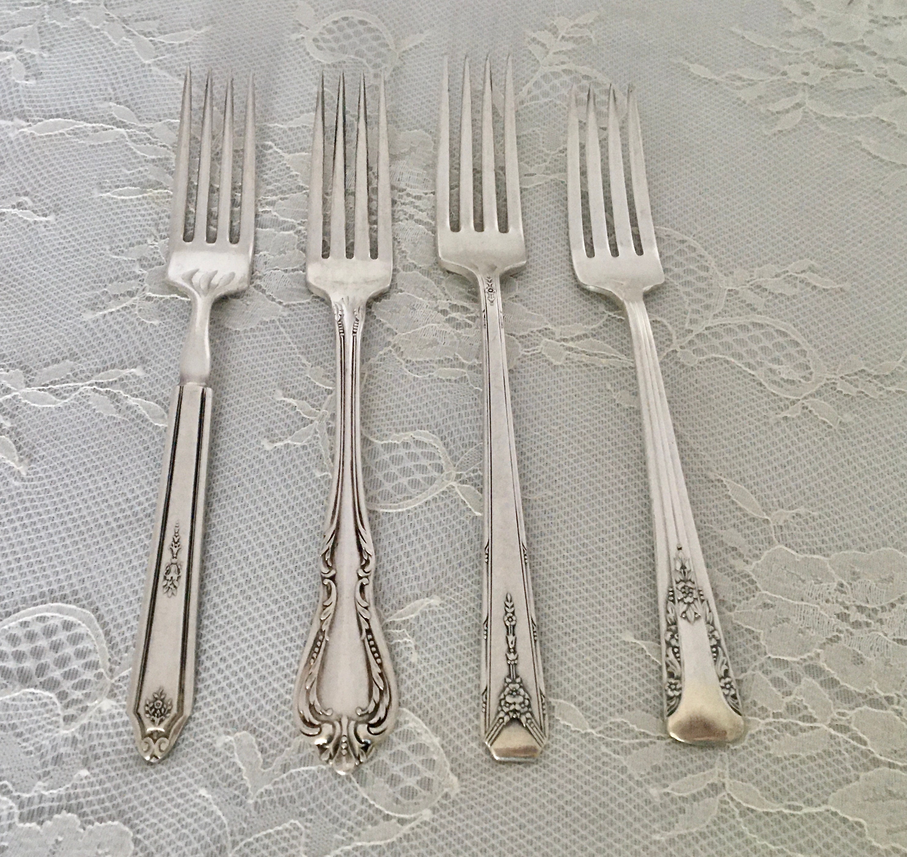 Mismatched Silverplate Dinner Forks/vintage & Antique Flatware - Etsy