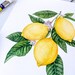 Blossoming Lemon Trio, WATERCOLOR Print, Home Decor, Handmade ...