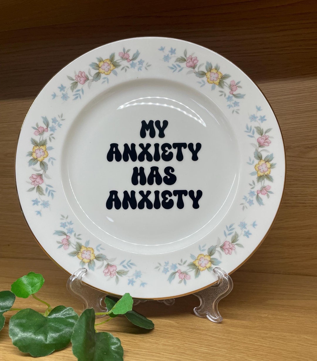 My Anxiety Has Anxiety Wall Decor. Alternative Wall Art. Decorative ...