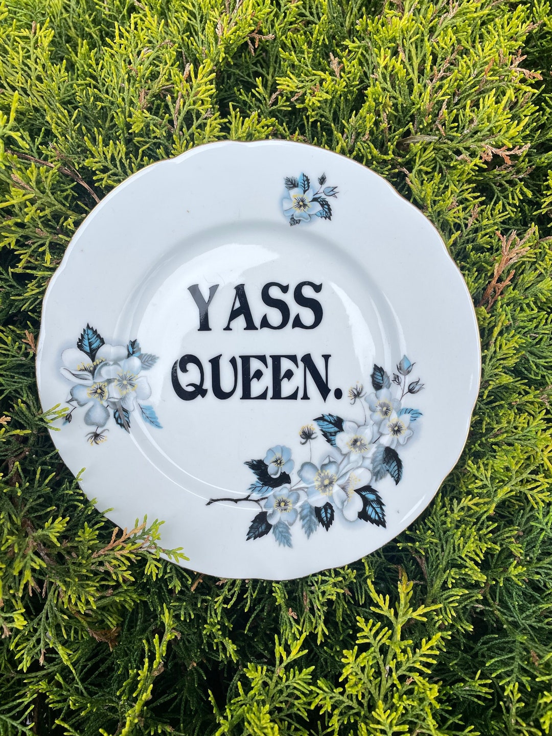Yass Queen Wall Plate Decor. Rupaul's Drag Race Themed Side Plate. Drag ...