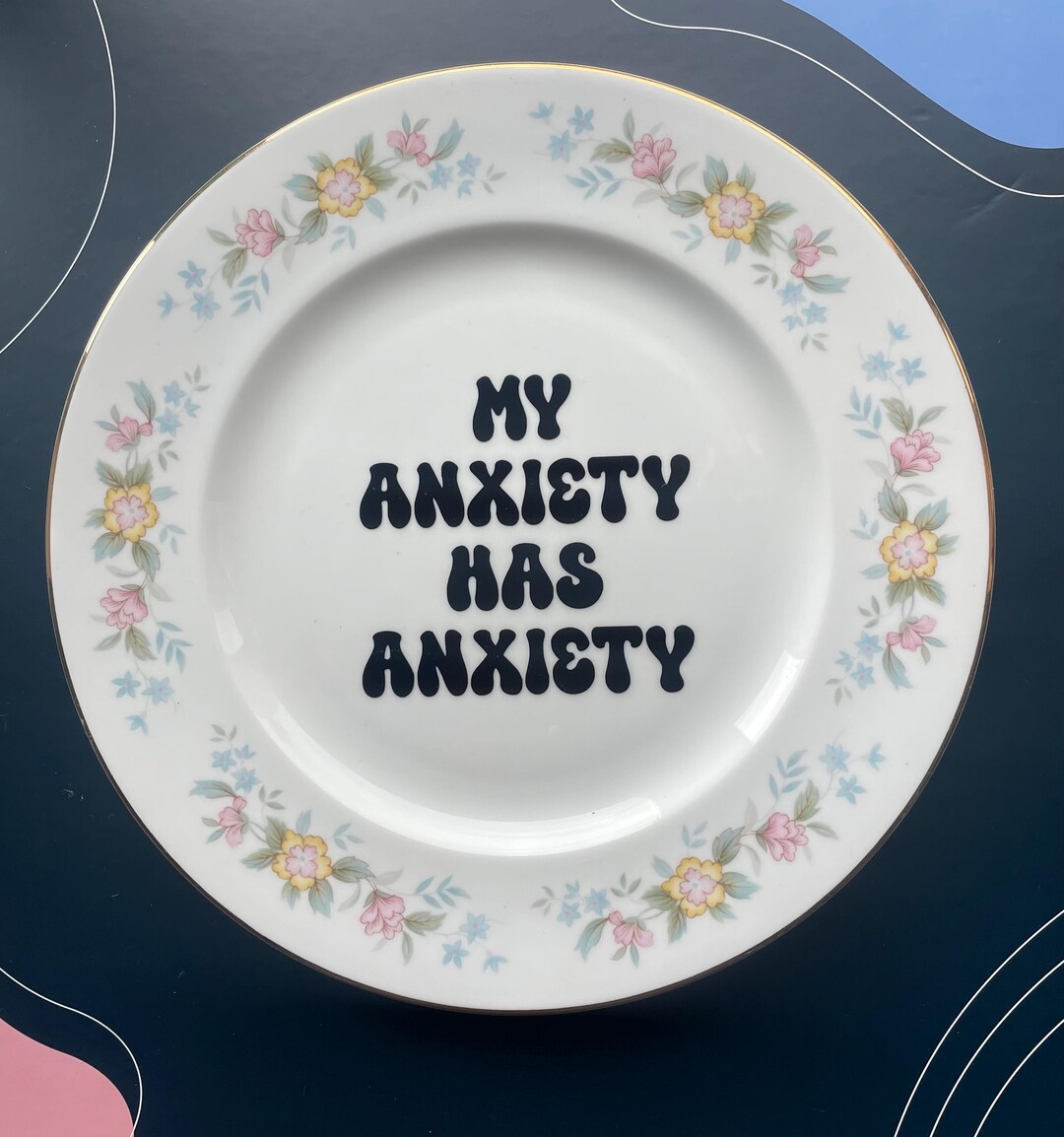 My Anxiety Has Anxiety Wall Decor. Alternative Wall Art. Decorative ...