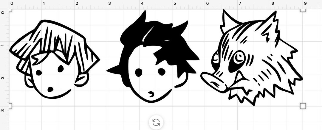 Demon Slayer 9inx3in Vinyl Decal. Tanjiro, Zenitsu, and Inosuke. - Etsy