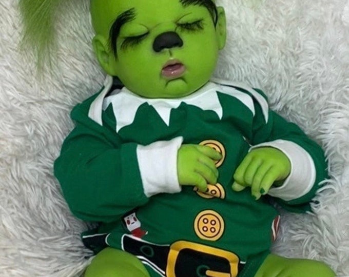 Grinch Boy Reborn Baby Doll - Etsy