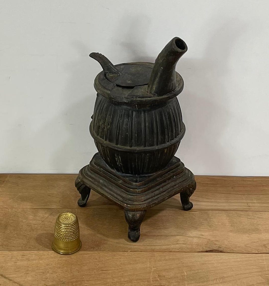Miniature / Toy Copper Pot Belly Stove - Etsy