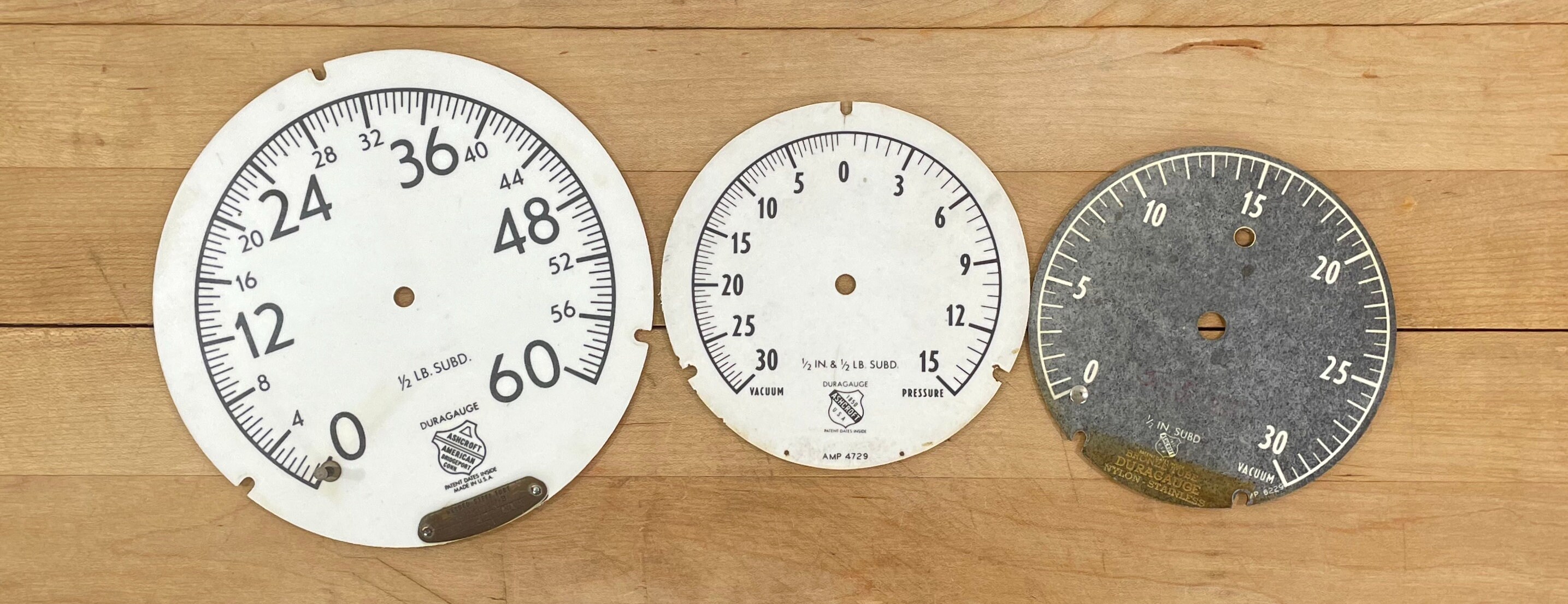 Gauge Face Plates Made of Composite Set of 7, All Included - Etsy