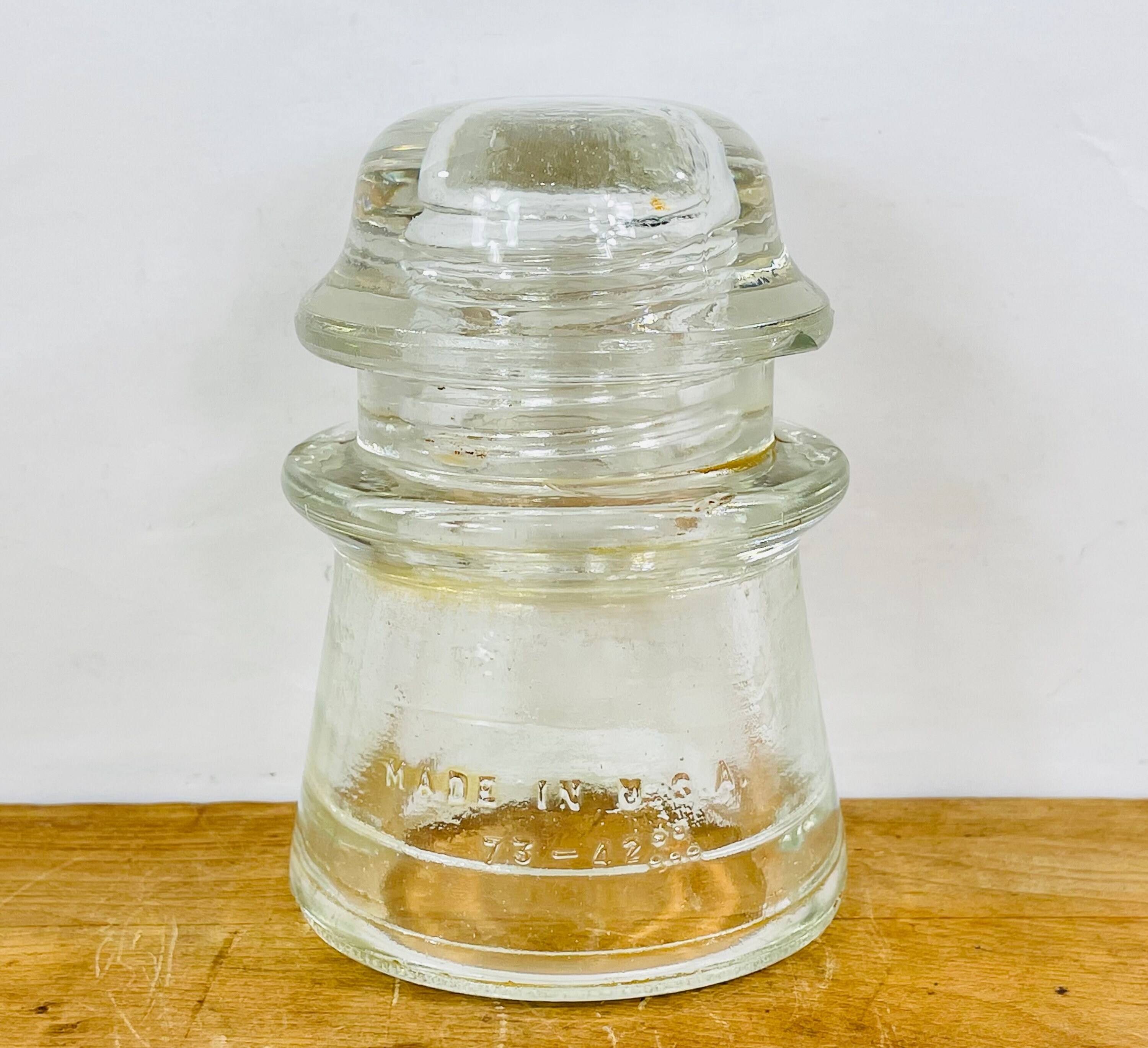Vintage Hemingray 17 Clear Uncolored Glass Insulator With - Etsy