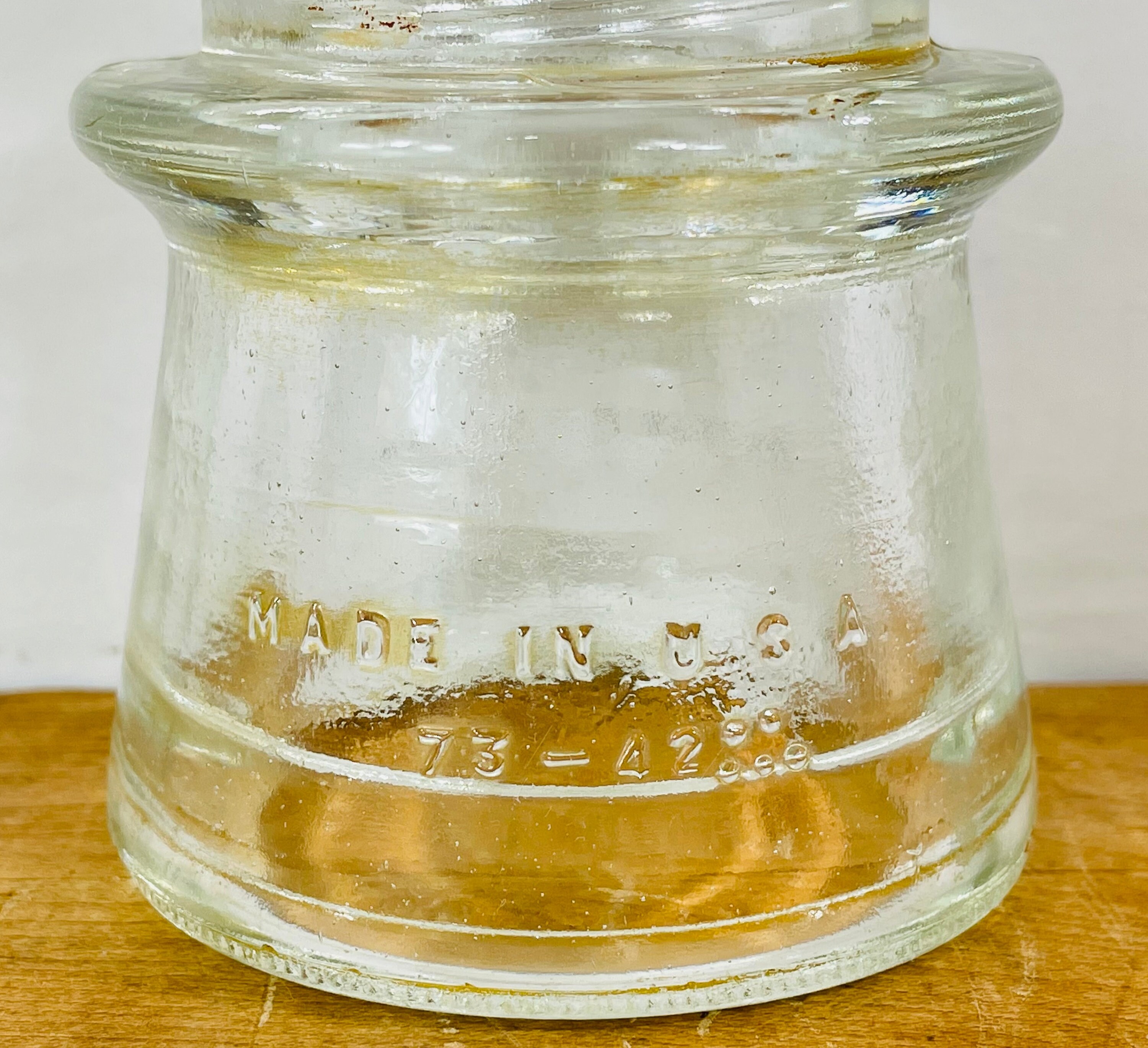 Vintage Hemingray 17 Clear Uncolored Glass Insulator With - Etsy