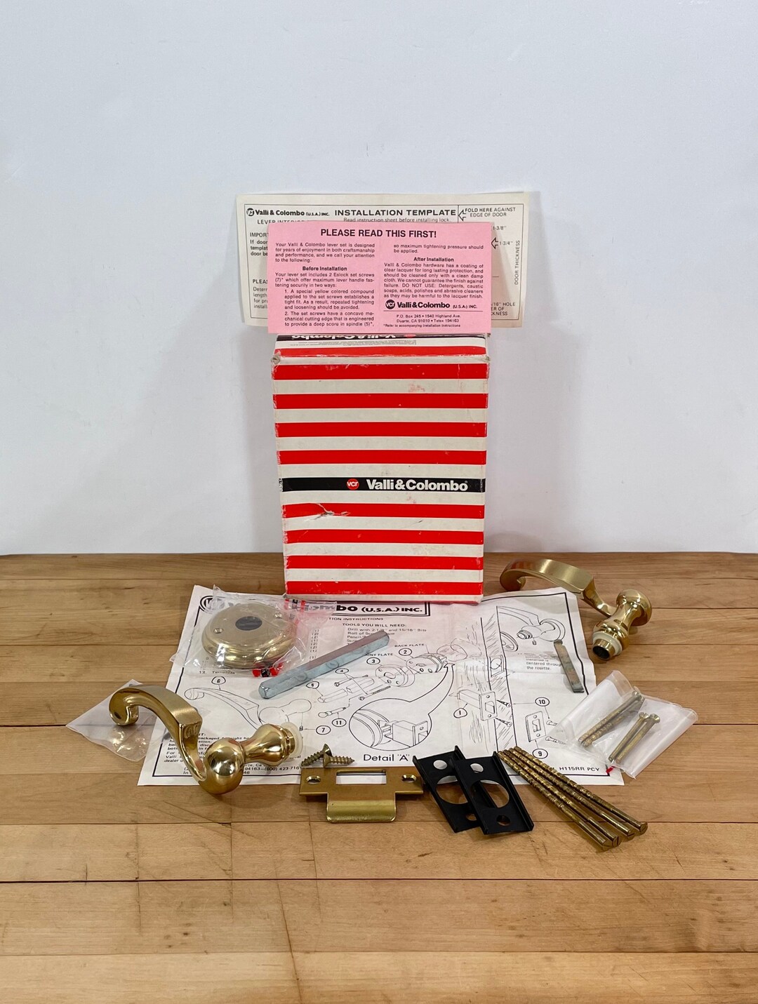 Valli & Colombo Door Handles - Partial Set (no Latch/lock Assembly ...