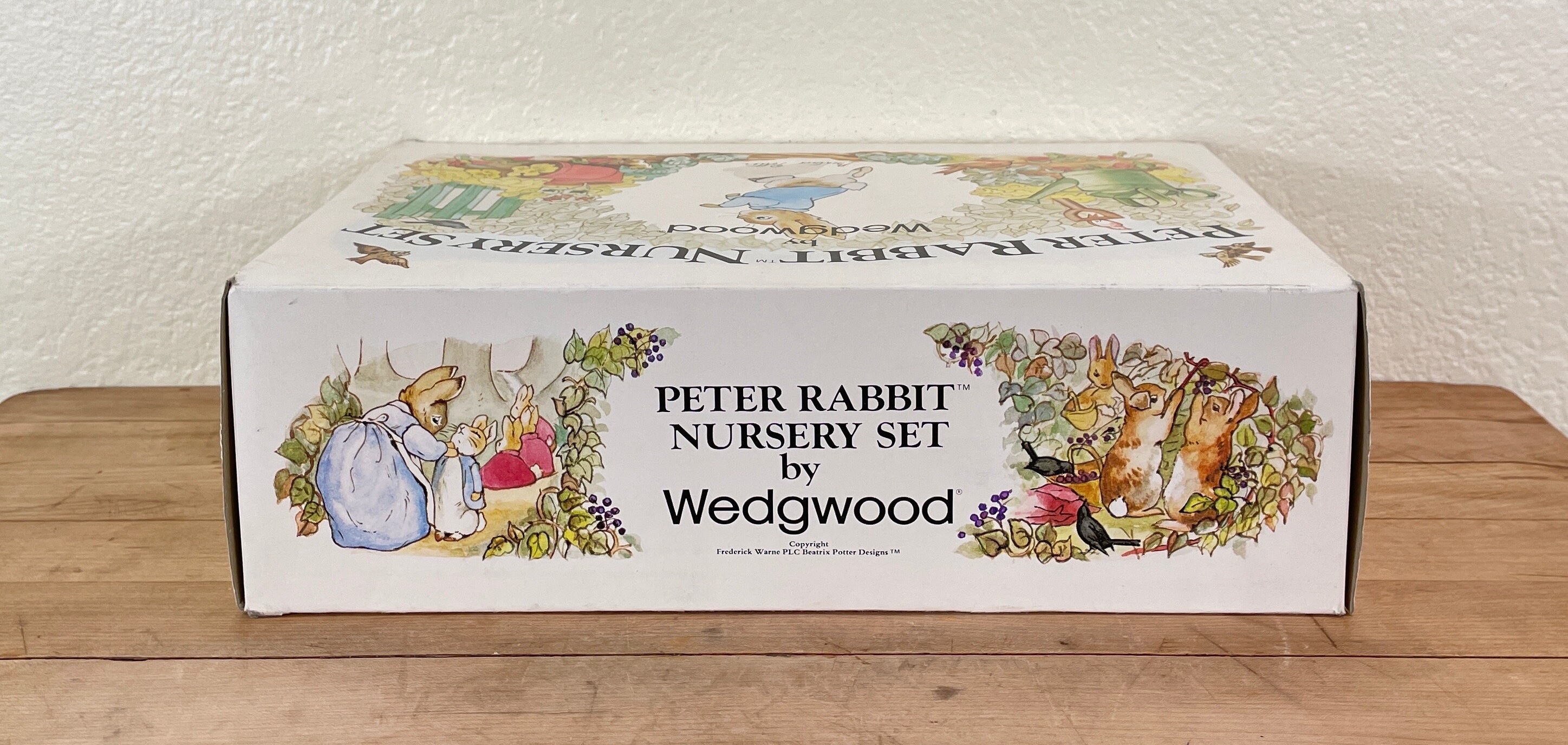 China Nursery Set by Wedgwood 4 Piece Peter Rabbit Nursery - Etsy