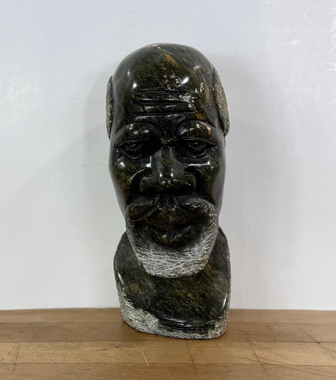 Shona Art Style Stone Head / Bust: African Sculpture, Marble ...