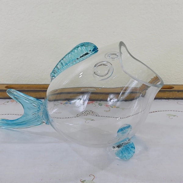 Fish Shaped Glass Bowl - Etsy