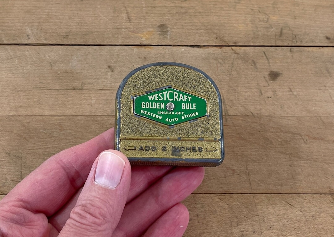 Tape Measure, 6 Foot Tape Measure, Westcraft Golden Rule Western Auto ...