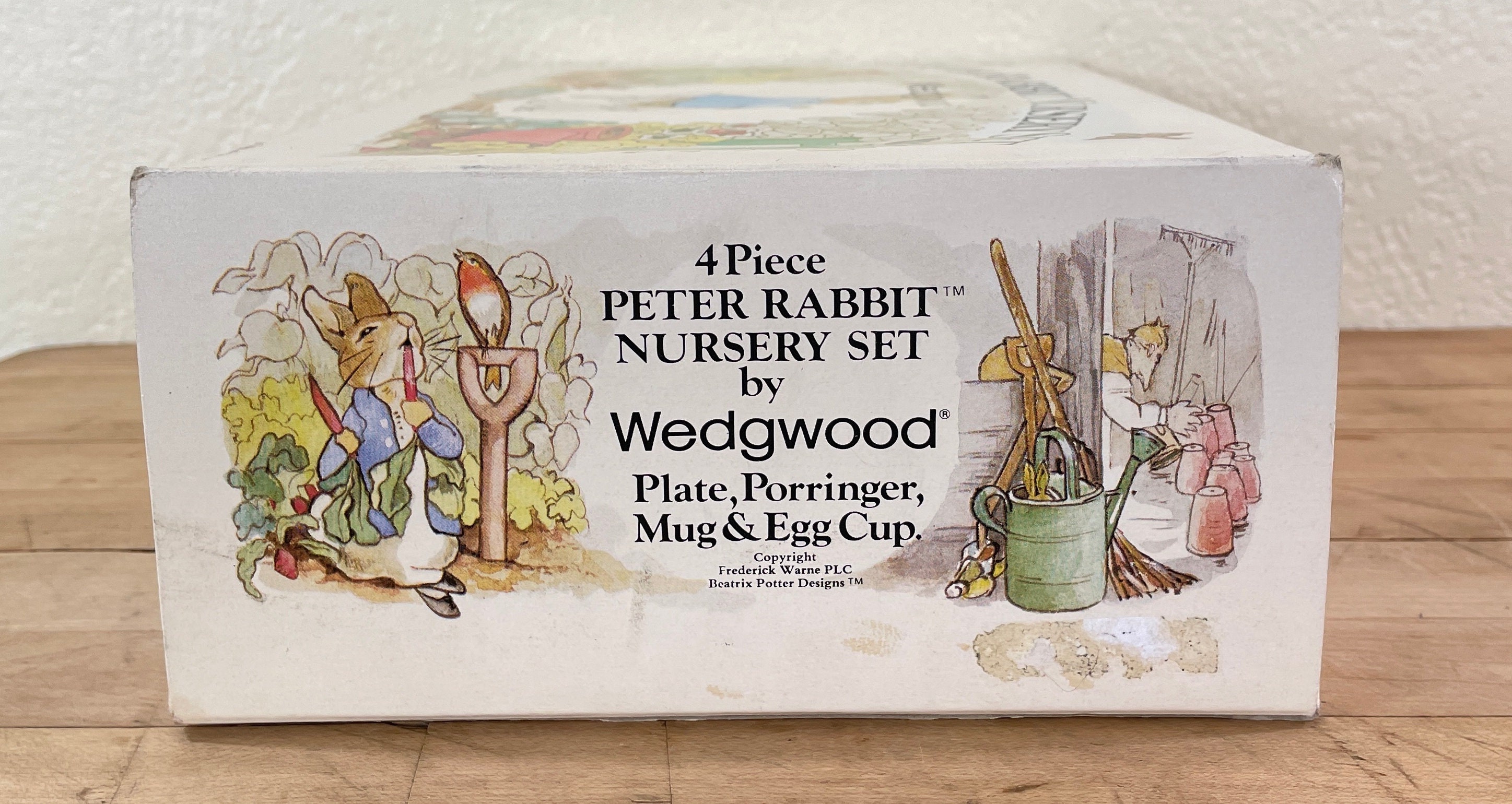 China Nursery Set by Wedgwood 4 Piece Peter Rabbit Nursery - Etsy