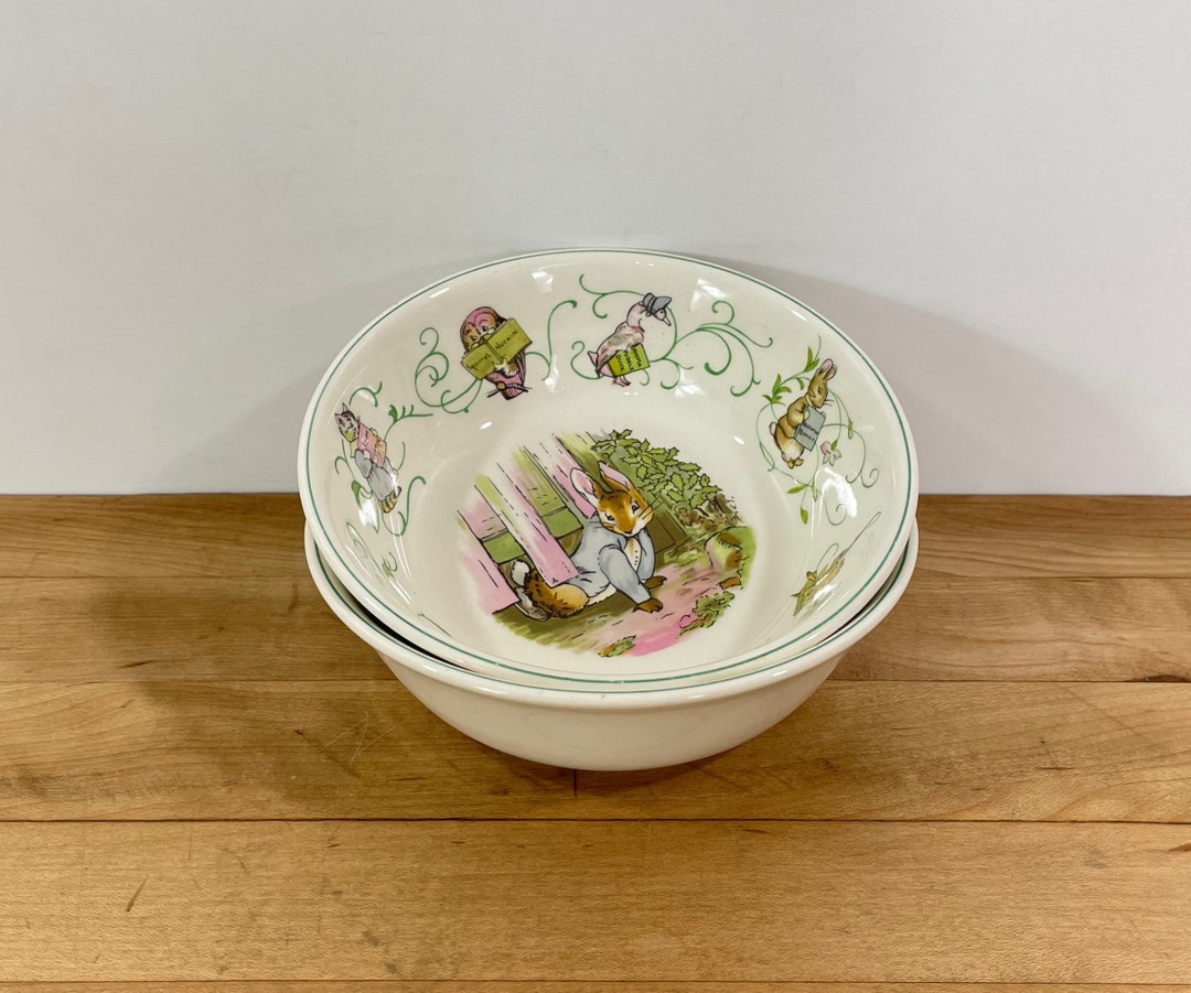 Wedgwood Peter Rabbit Ceramic Cereal Bowl CM6466, Made in England ...