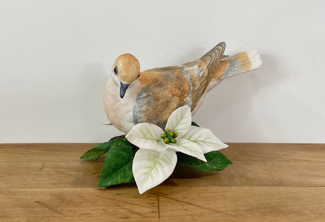 Porcelain Turtle Dove Figurine by Lenox, Garden Birds Turtle Dove ...