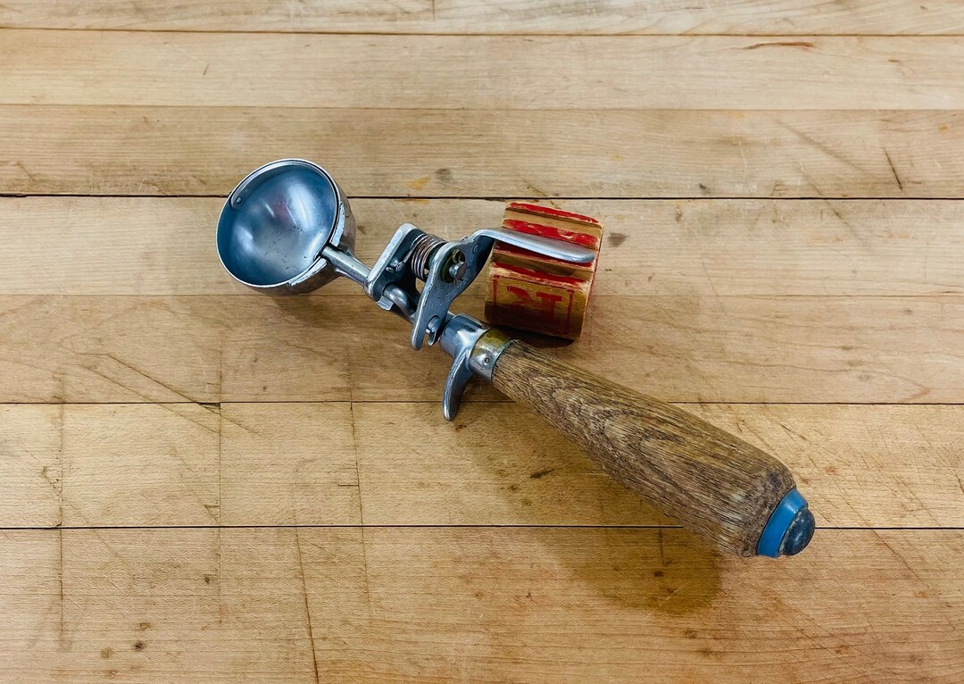 Vintage Benedict Indestructo Stainless Steel and Wood Handle - Etsy
