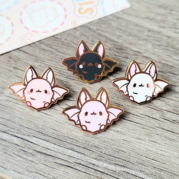 Bat Pin - Etsy