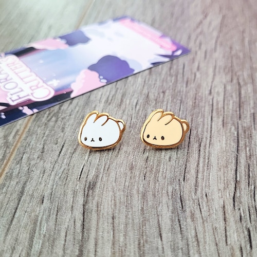 Moon Rabbit Enamel Pin - Etsy