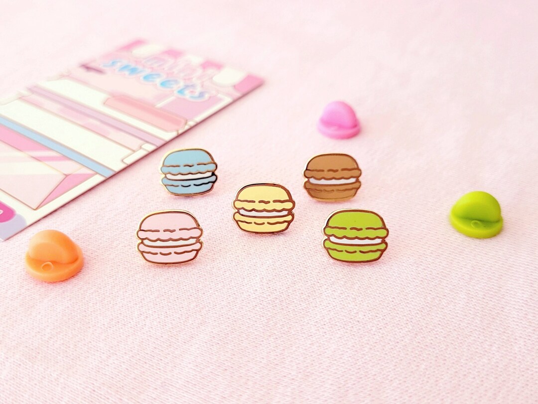 Macaron 0.5 Filler Enamel Pins Mini Sweets cute - Etsy