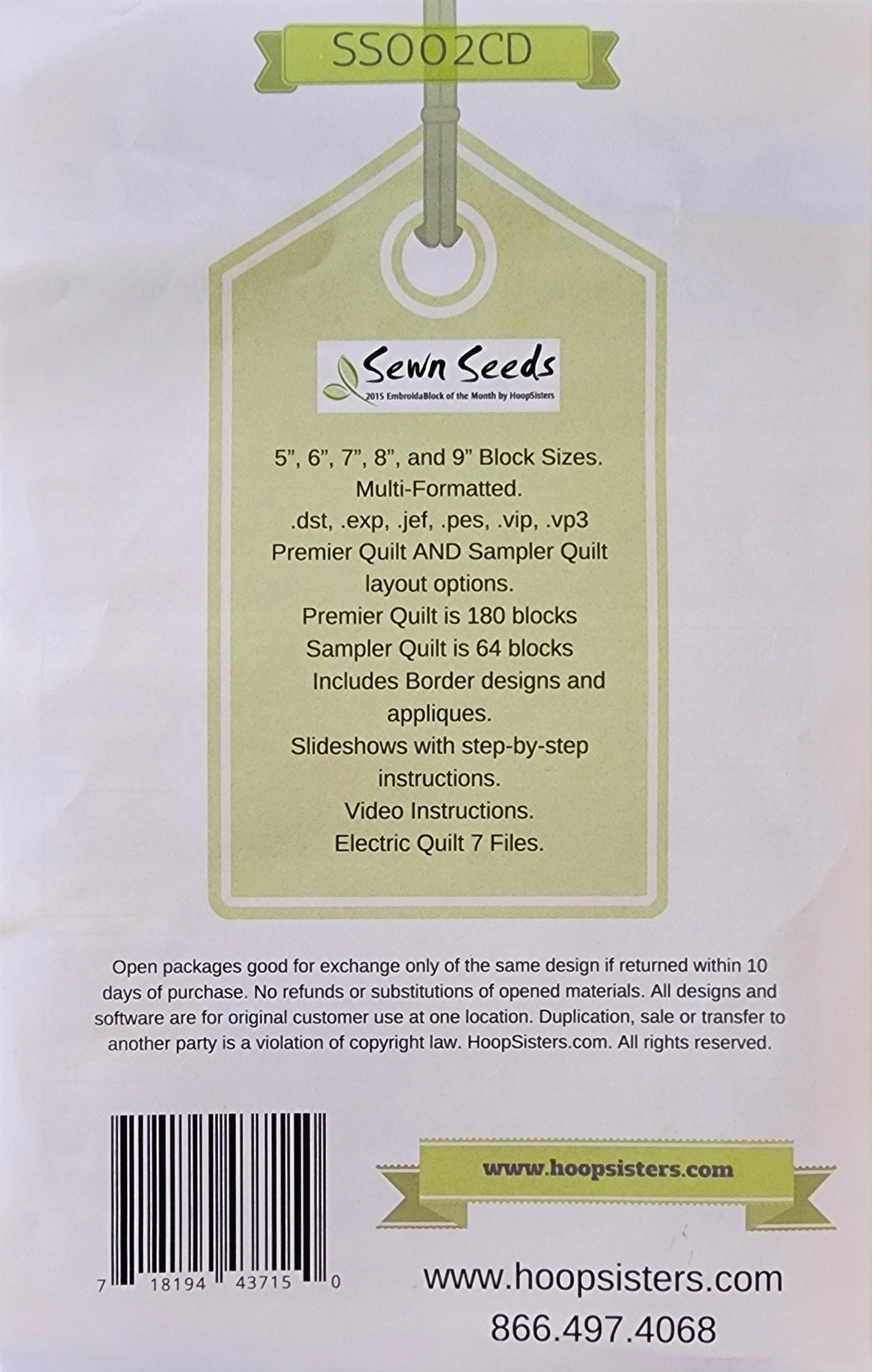 Sewn Seeds Quilt in the Hoop Pattern by Hoopsisters - Etsy