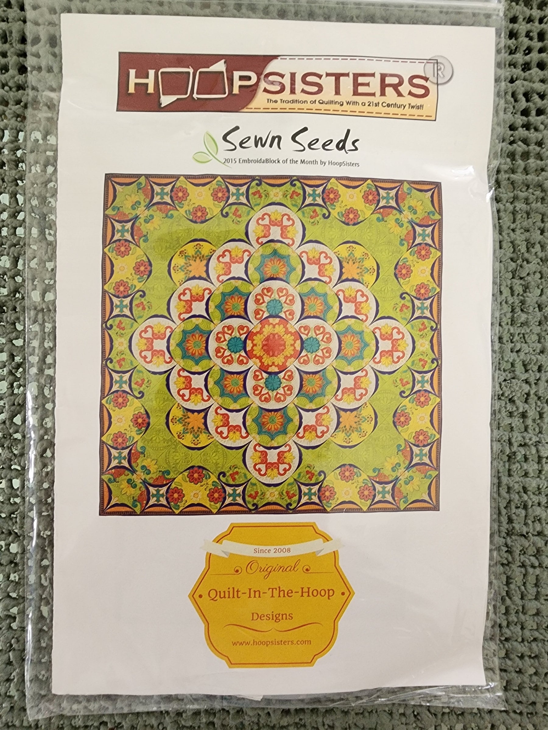 Sewn Seeds Quilt in the Hoop Pattern by Hoopsisters - Etsy