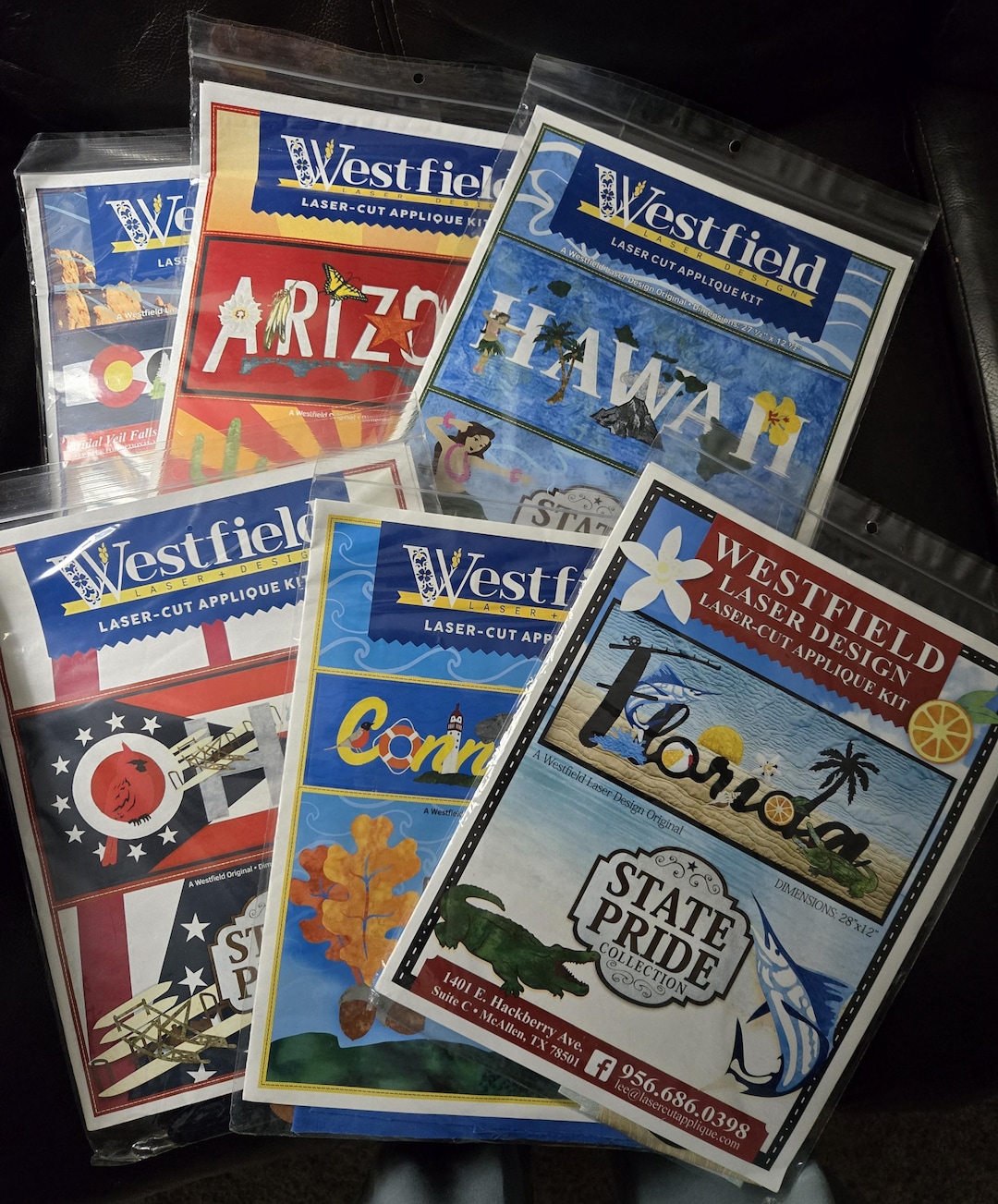 State Pride Collection - 7 Different Banners to Applique -precut ...