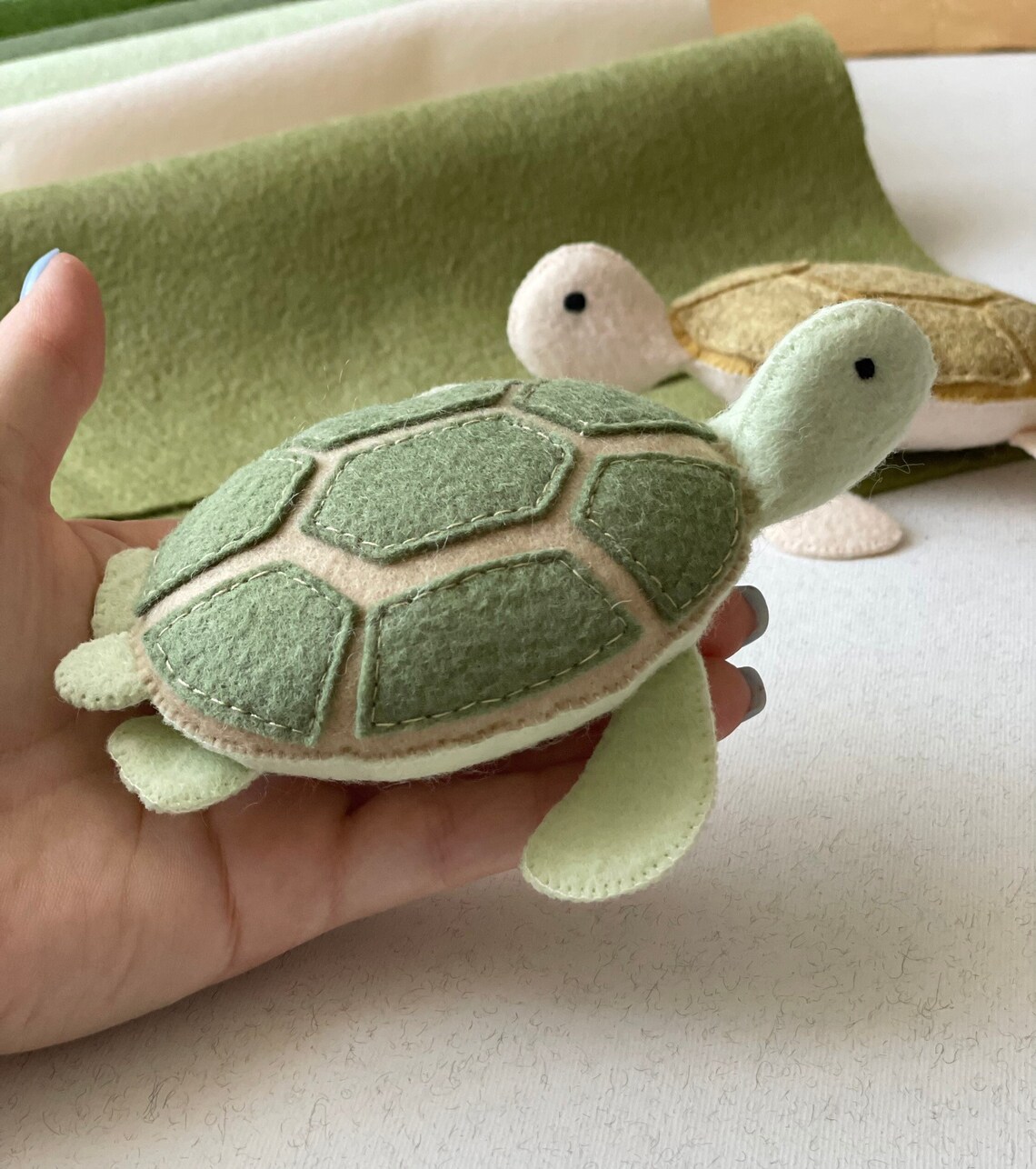 PDF Felt Sea Turtle Pattern Felt Ornament Ocean Pattern - Etsy