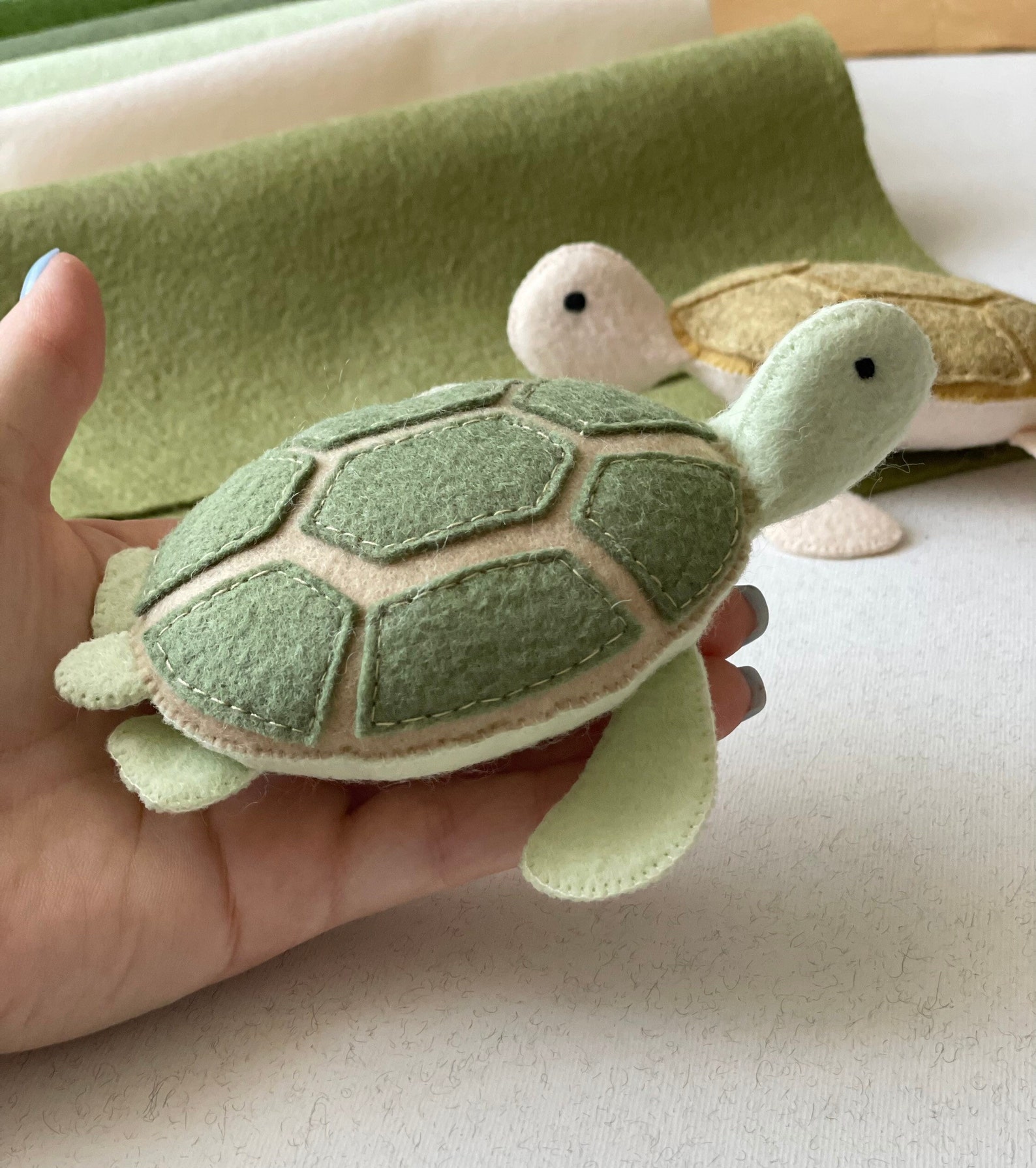 PDF Felt Sea Turtle Pattern | Felt Ornament | Ocean Pattern | SVG PDF ...