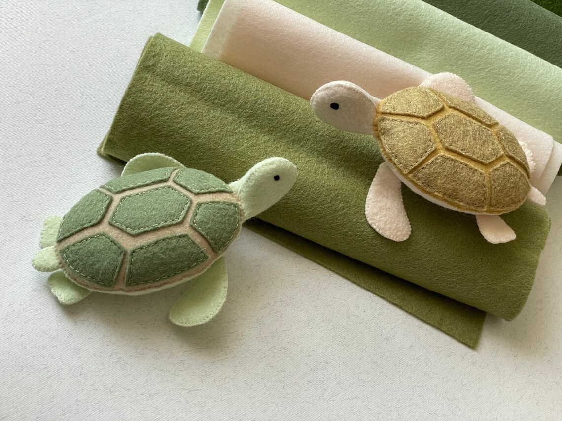 PDF Felt Sea Turtle Pattern Felt Ornament Ocean Pattern - Etsy