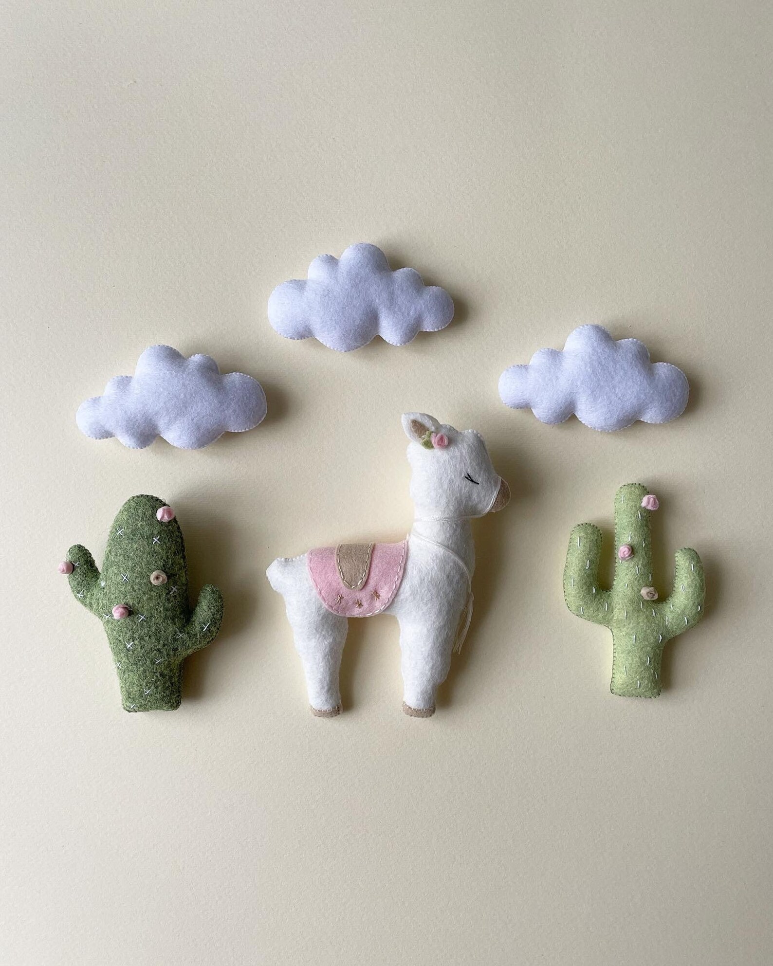 Llama Pattern Felt Pattern Felt Llama Llama Sewing - Etsy