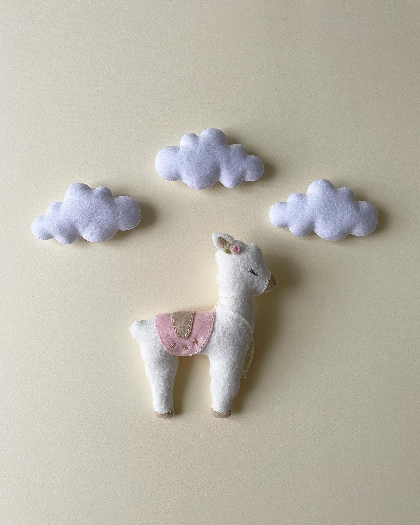 Llama Pattern Felt Pattern Felt Llama Llama Sewing - Etsy