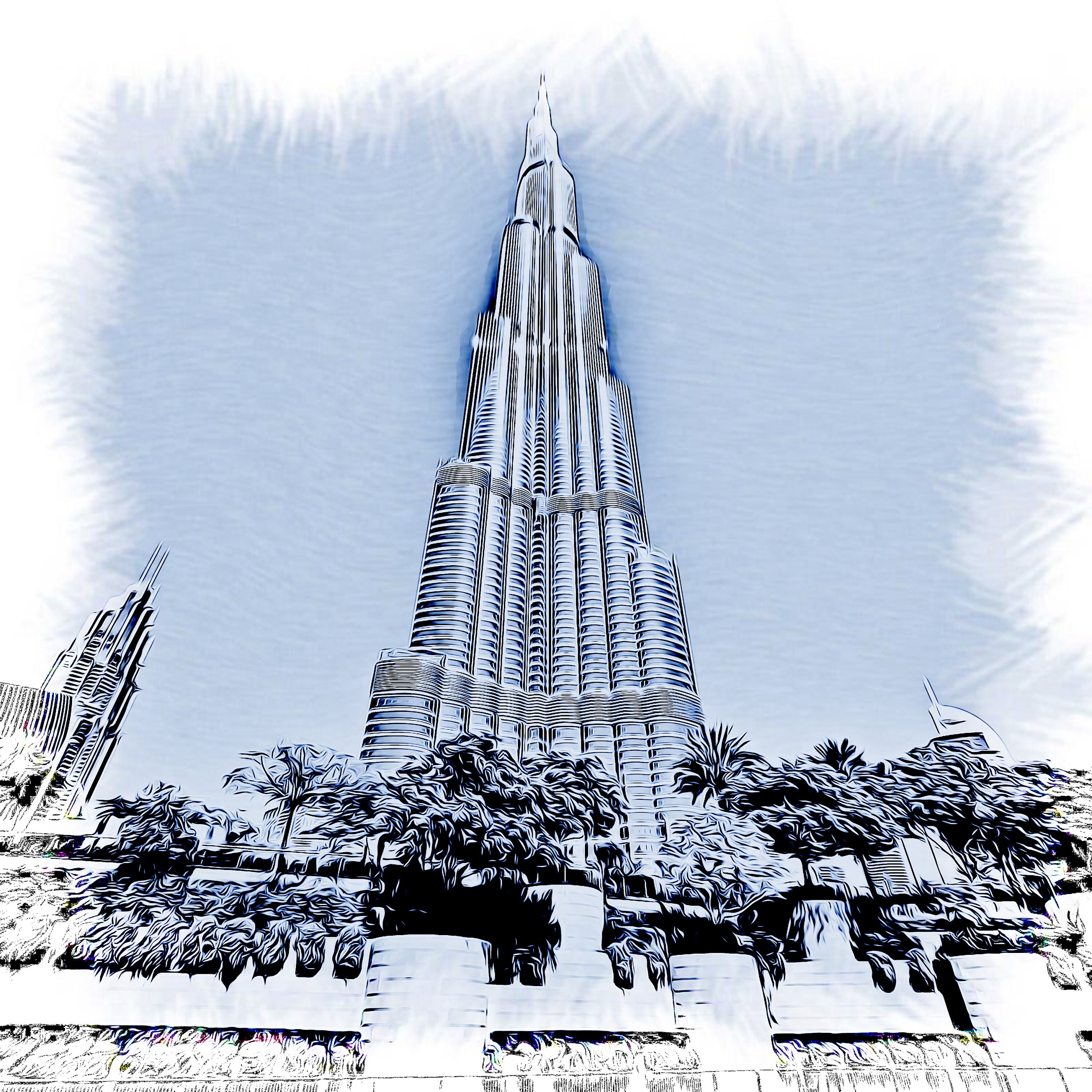 Set of 3, Dubai , Burj Khalifa, Paris, Eiffel Tower, Venice ,travel ...