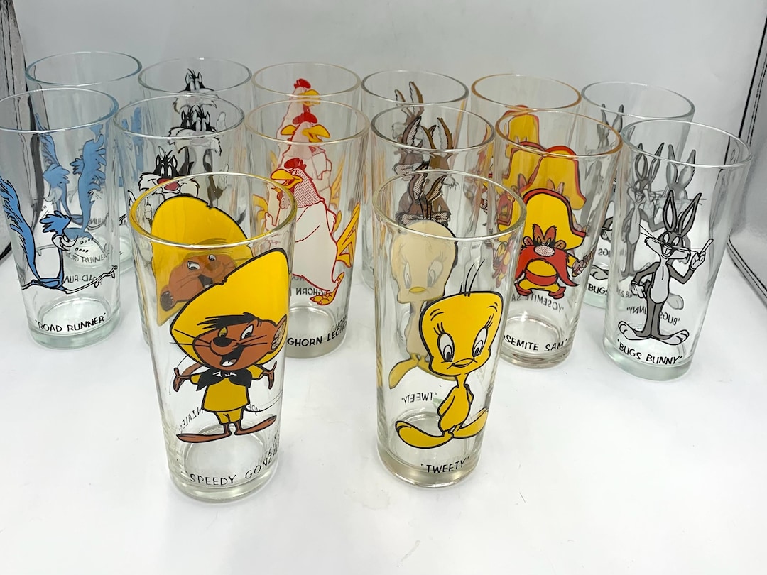 Pepsi Collectible Looney Tunes Glasses 1973 Sold by the Glass - Etsy