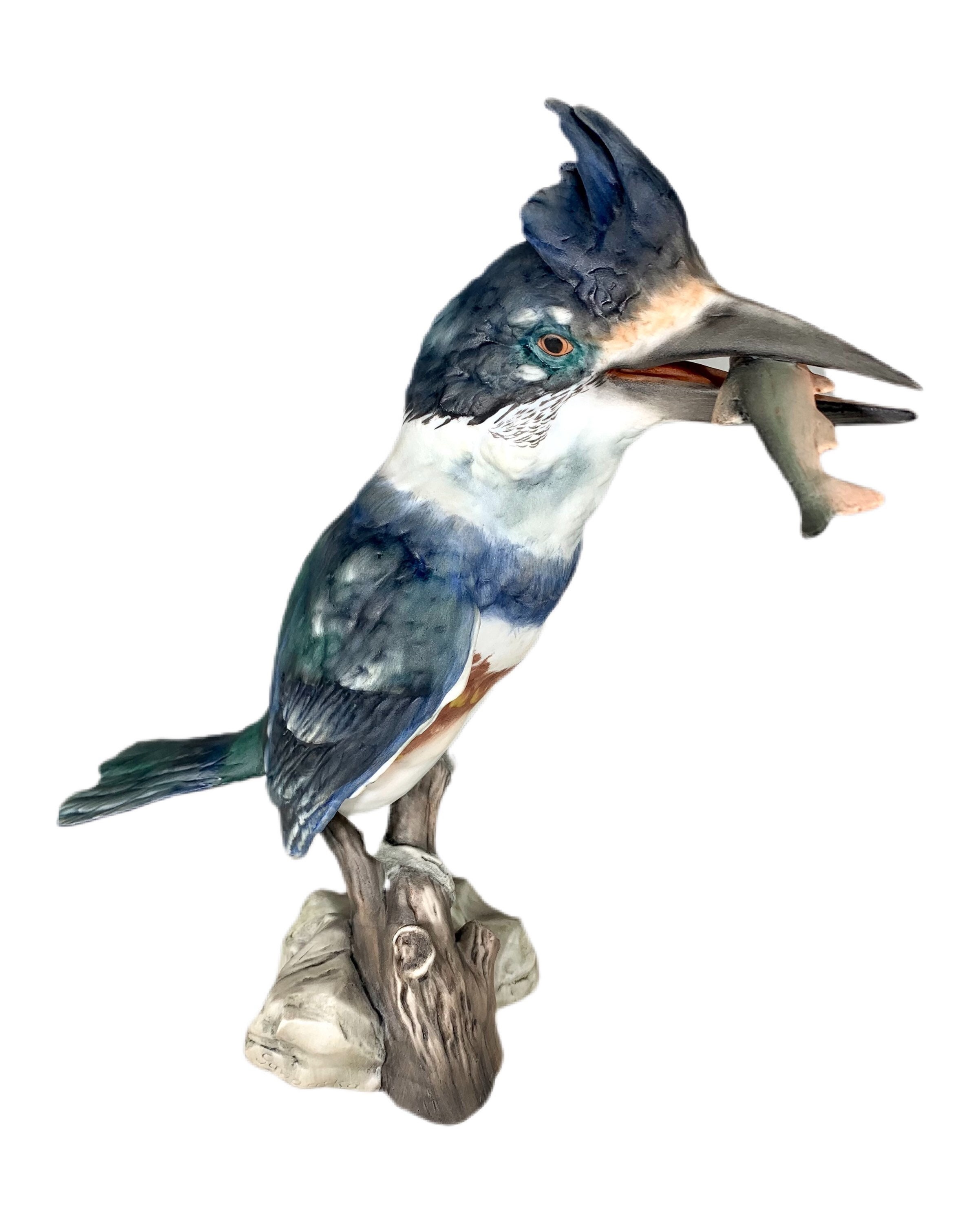 Vintage Kaiser of Germany Porcelain Kingfisher Figurine Statue - Etsy