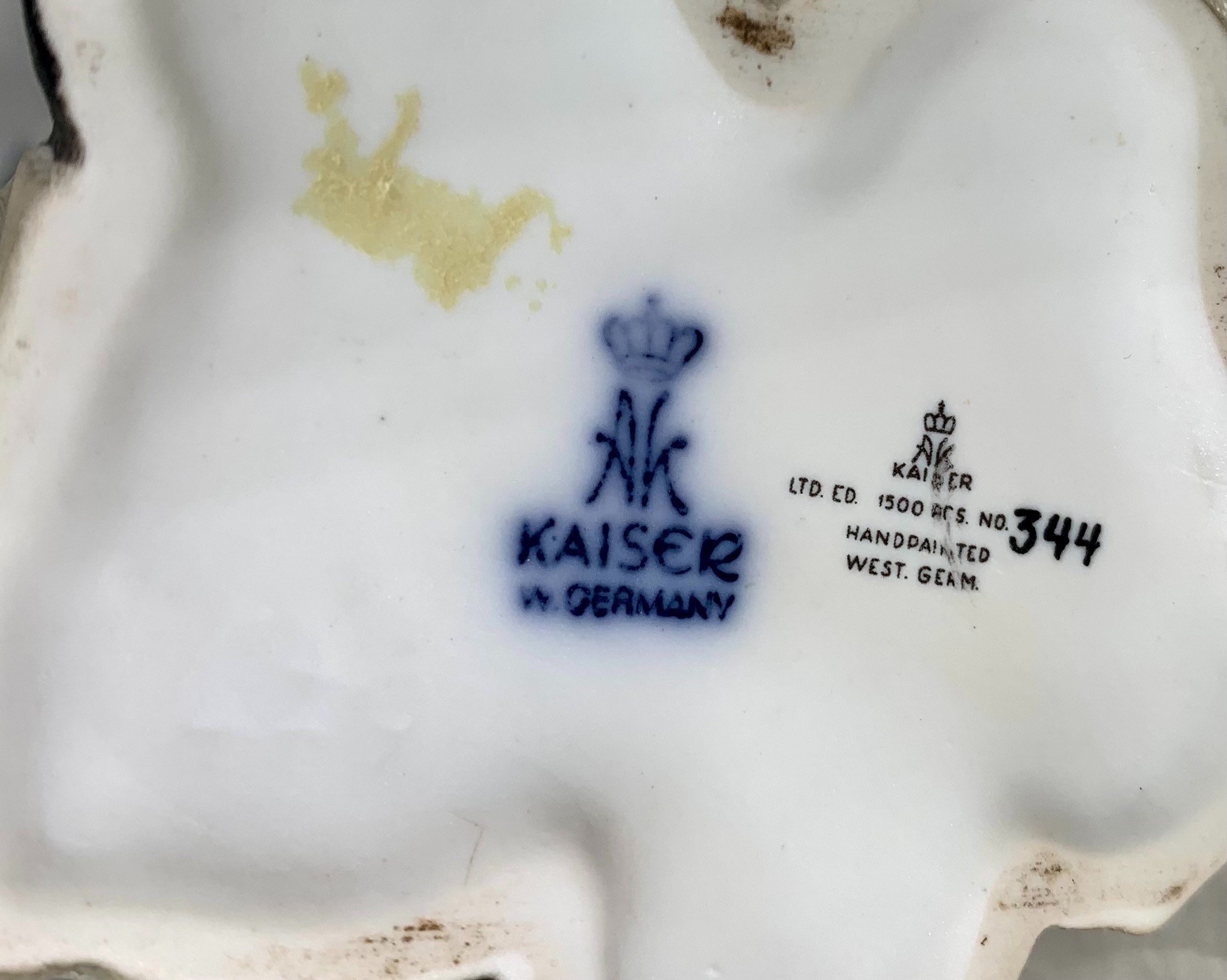 Vintage Kaiser of Germany Porcelain Kingfisher Figurine Statue - Etsy