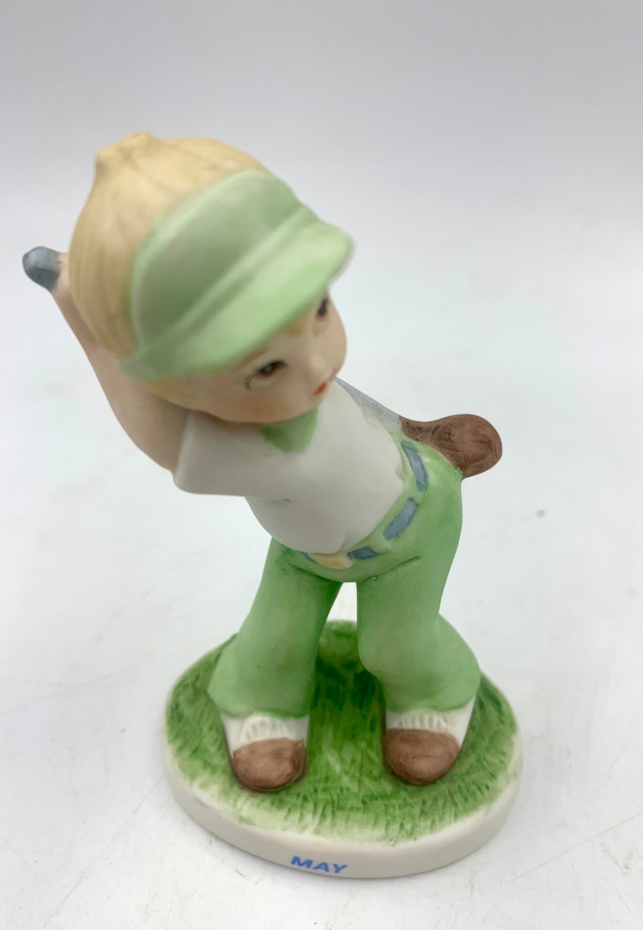 Lefton Christopher Collection May Figurine Golfer 1983 - Etsy